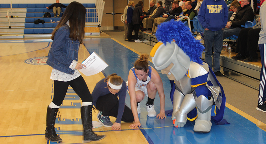 Women’s Basketball Team Hosts 10th Annual Math Madness Game